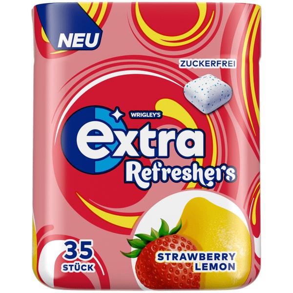 EXTRA Refreshers Strawberry Lemon 35 Dragees | Extra
